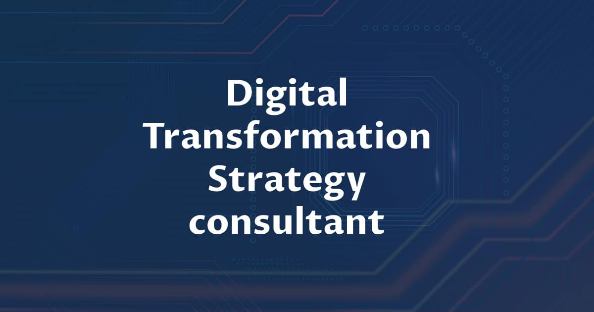 Digital Transformation Strategy consultant - Damo Consulting
