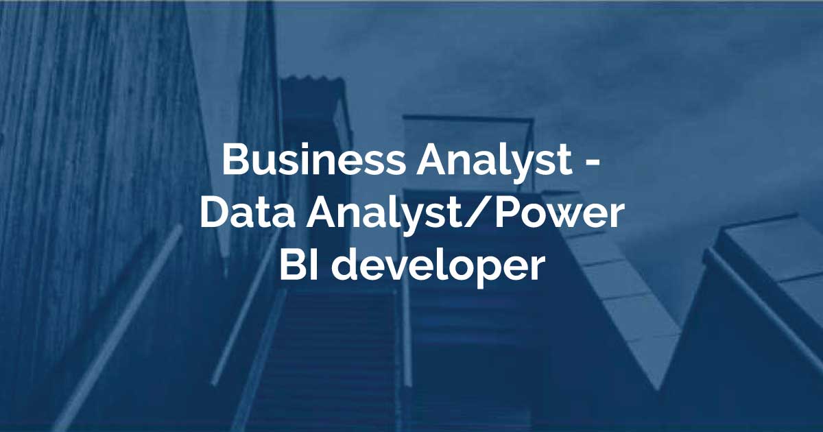 Business Analyst - Data Analyst/Power BI developer - Damo Consulting